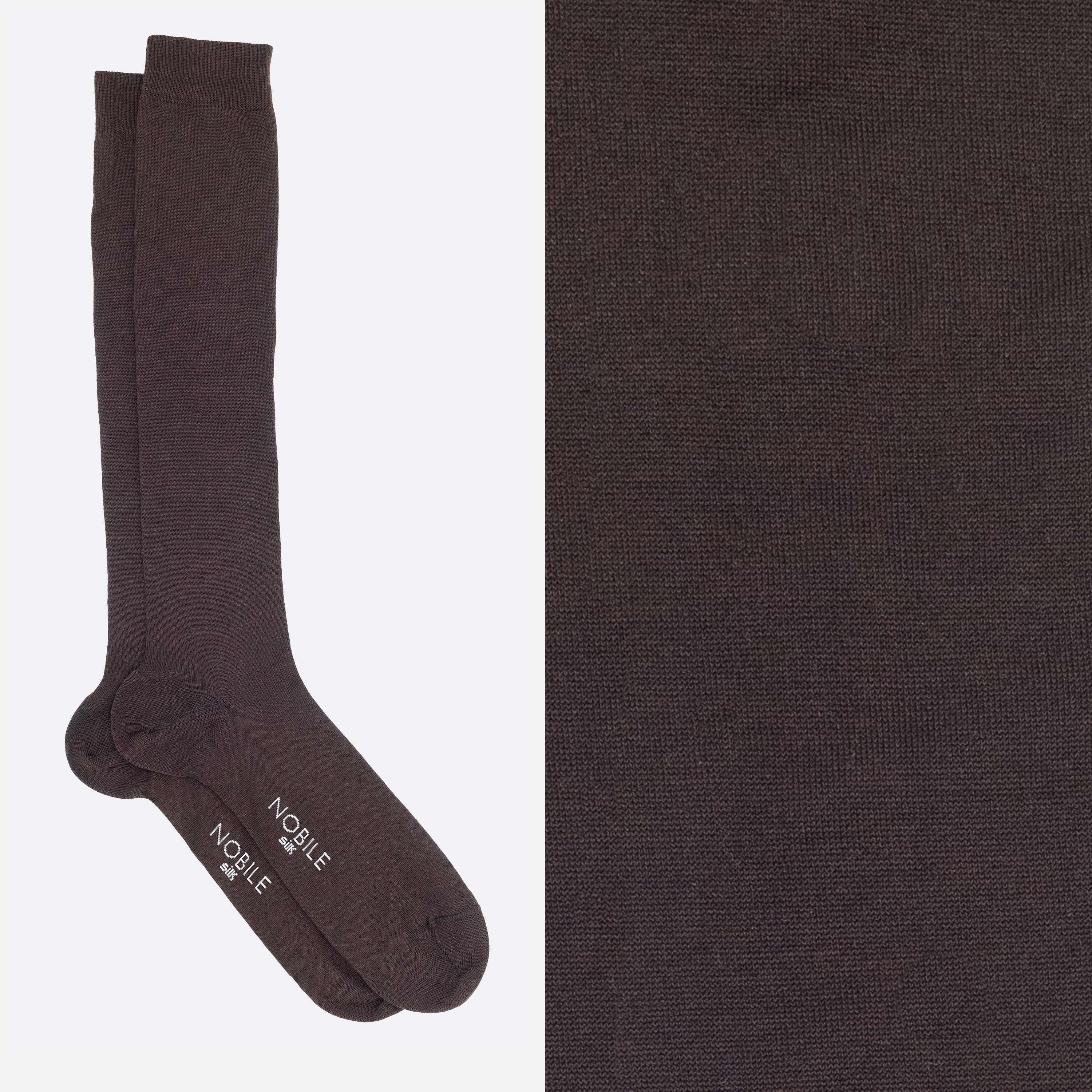 Nobile Luxury Essential - Knee high socks in pure mulberry silk ...