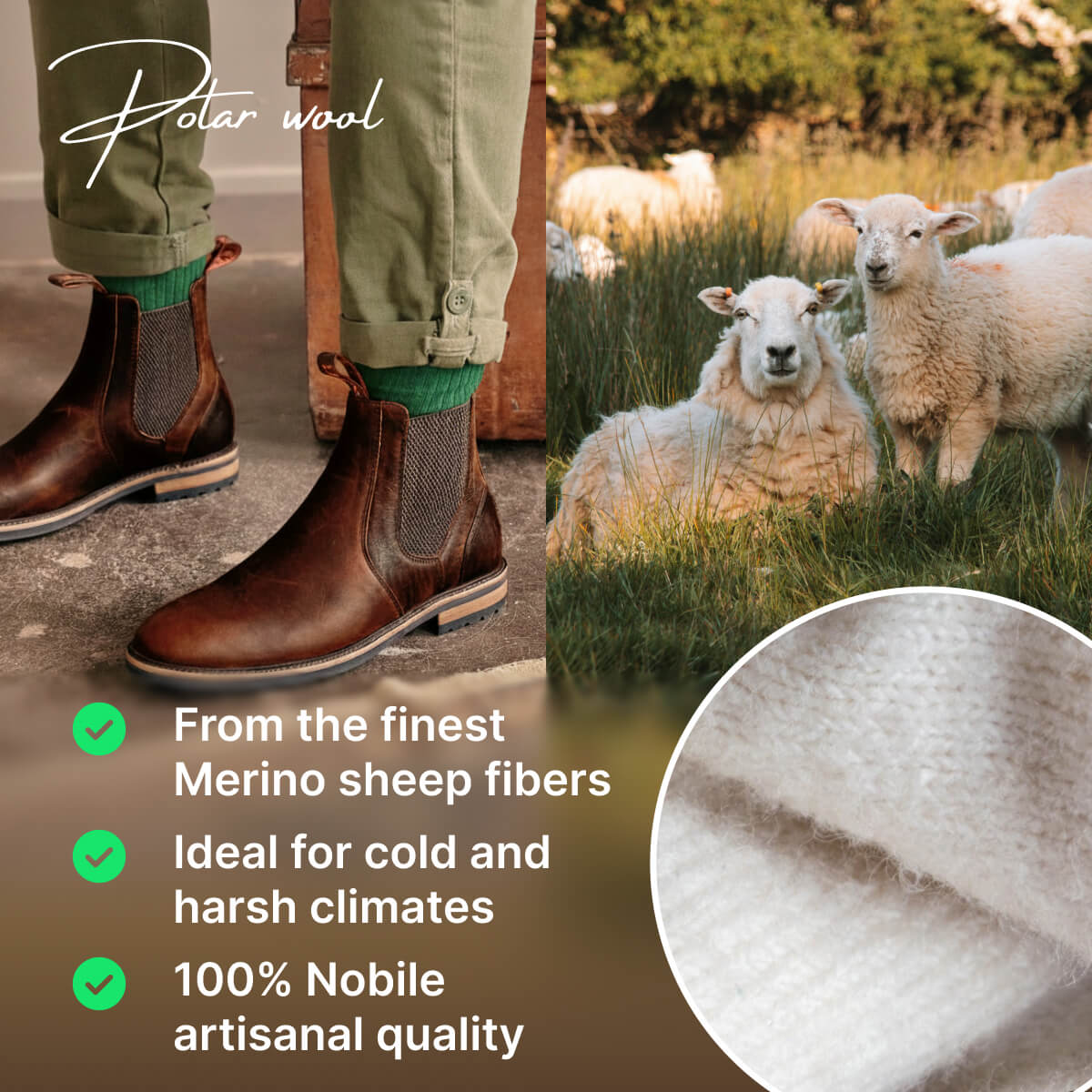 Groenlandia - Box da 6 calze Polar Wool in lana Merino Outdoor – Nobile ...