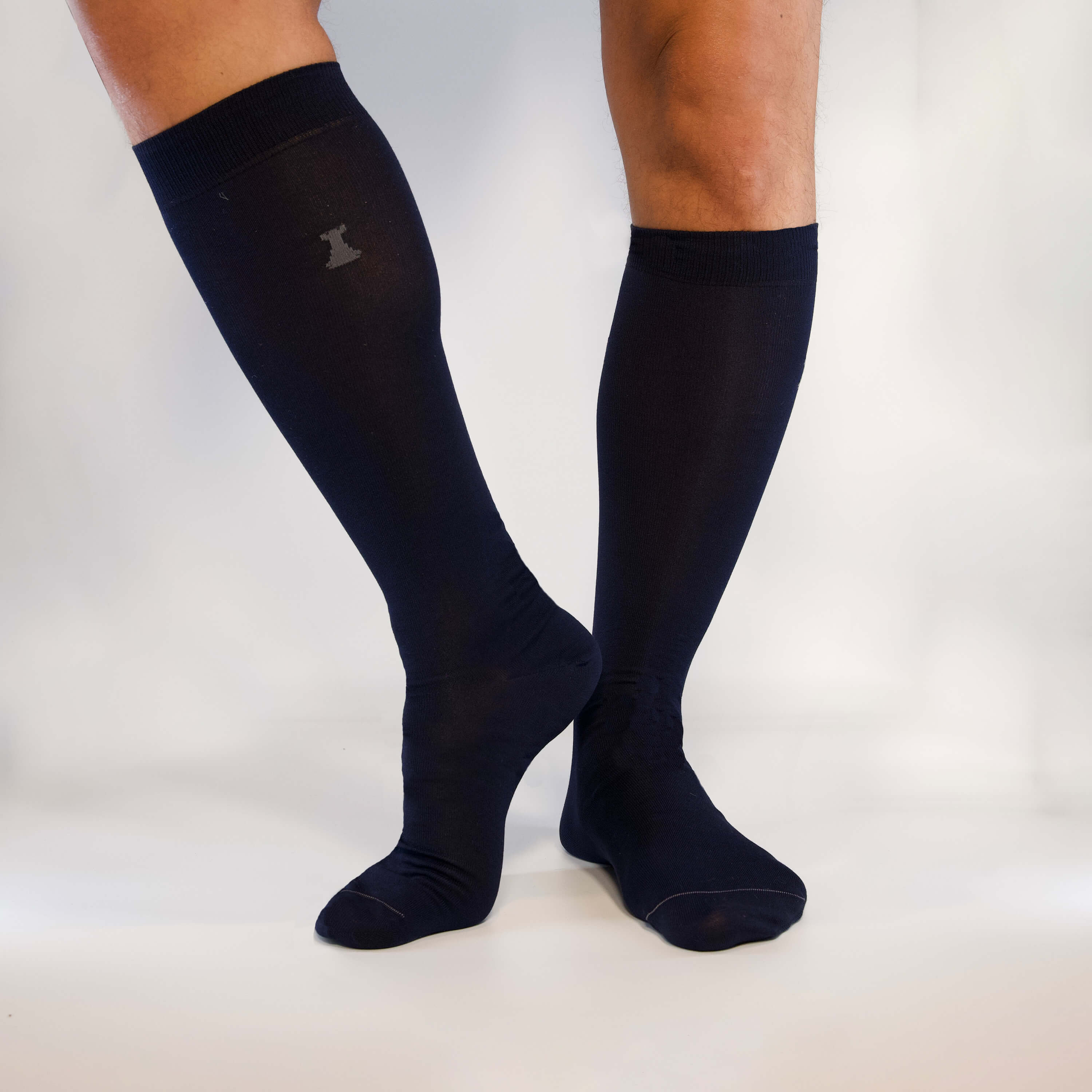 Federico II - Solid color knee high socks – Nobile Italy